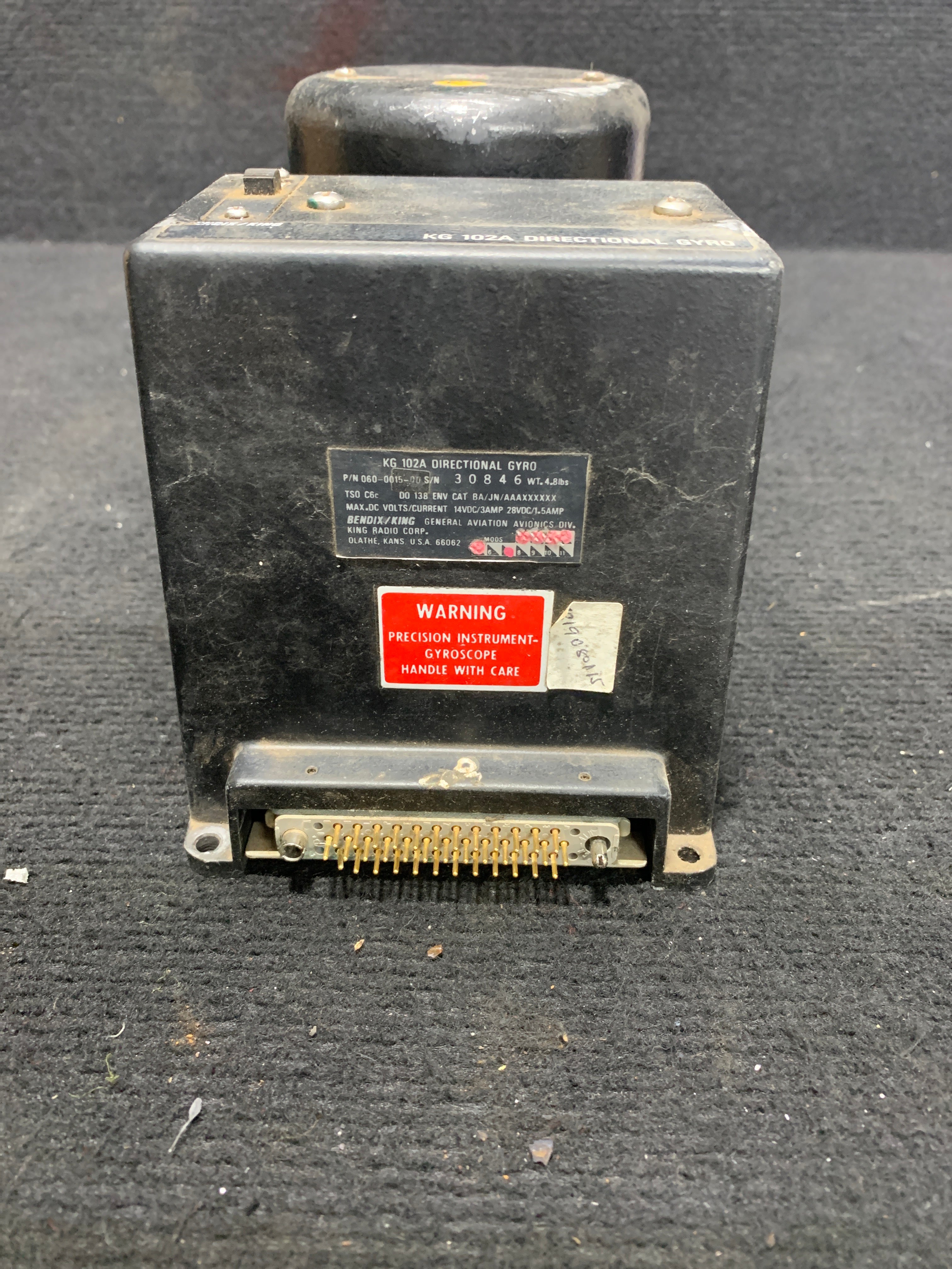 KG 102A Direction Gyro - Bendix/King - 5H-NWA – Global Aircraft Industries