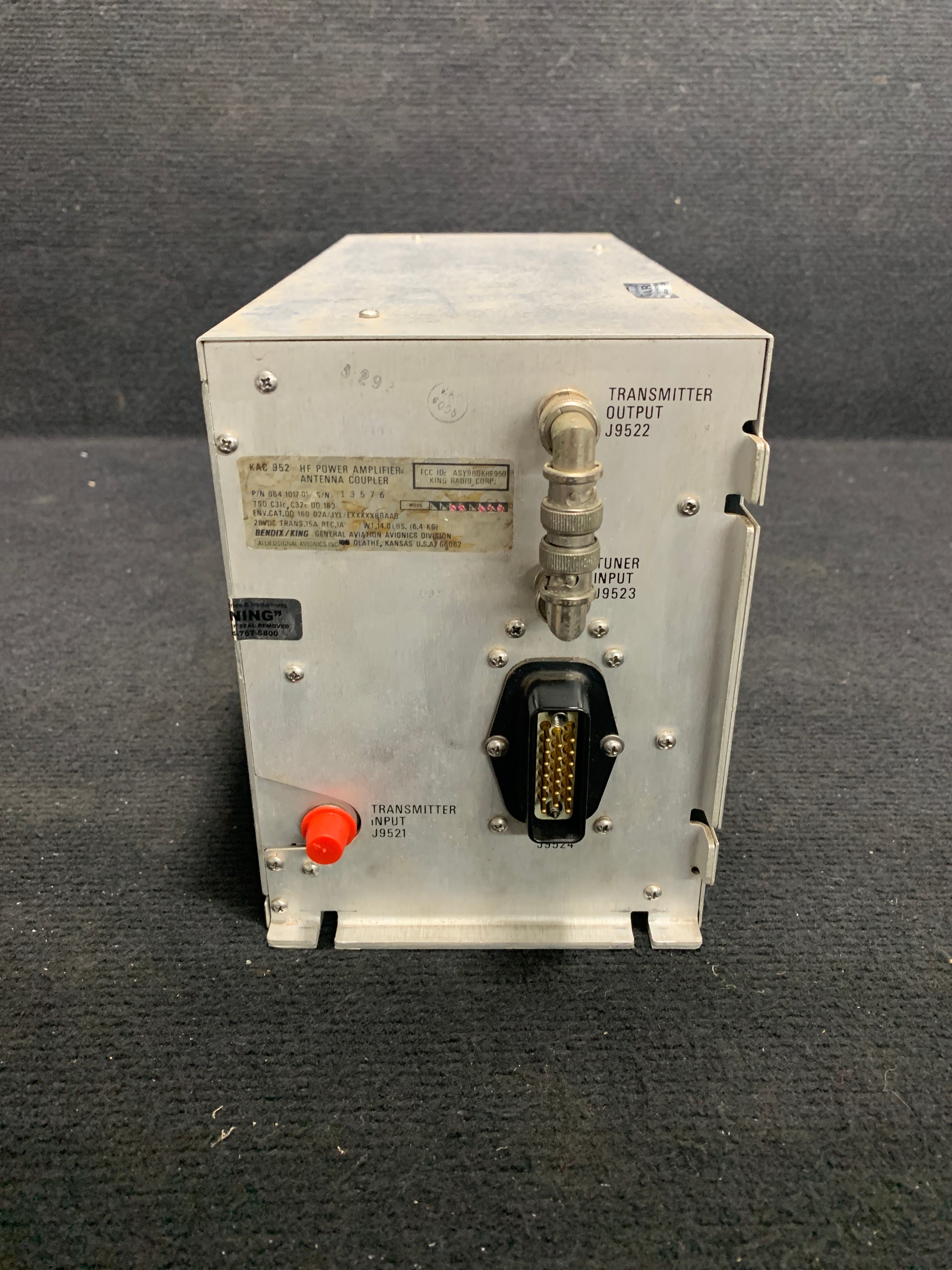 KAC 952 HF Power Amplifier Antenna Coupler - Bendix/King - 5Y-ZBW ...