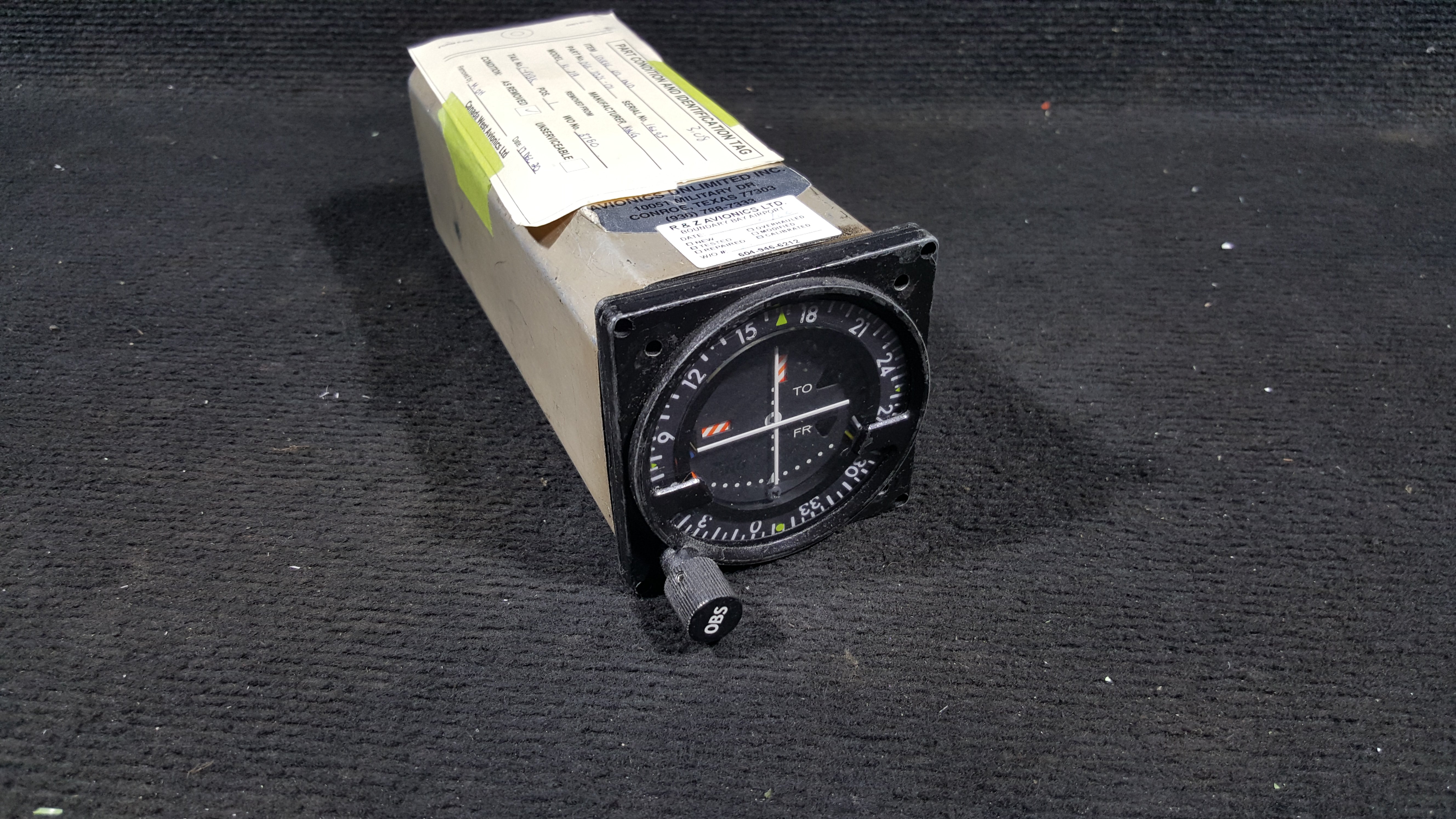 VOR/LOC/Glideslope Indicator - Avionics Unlimited - C-FXQK – Global ...