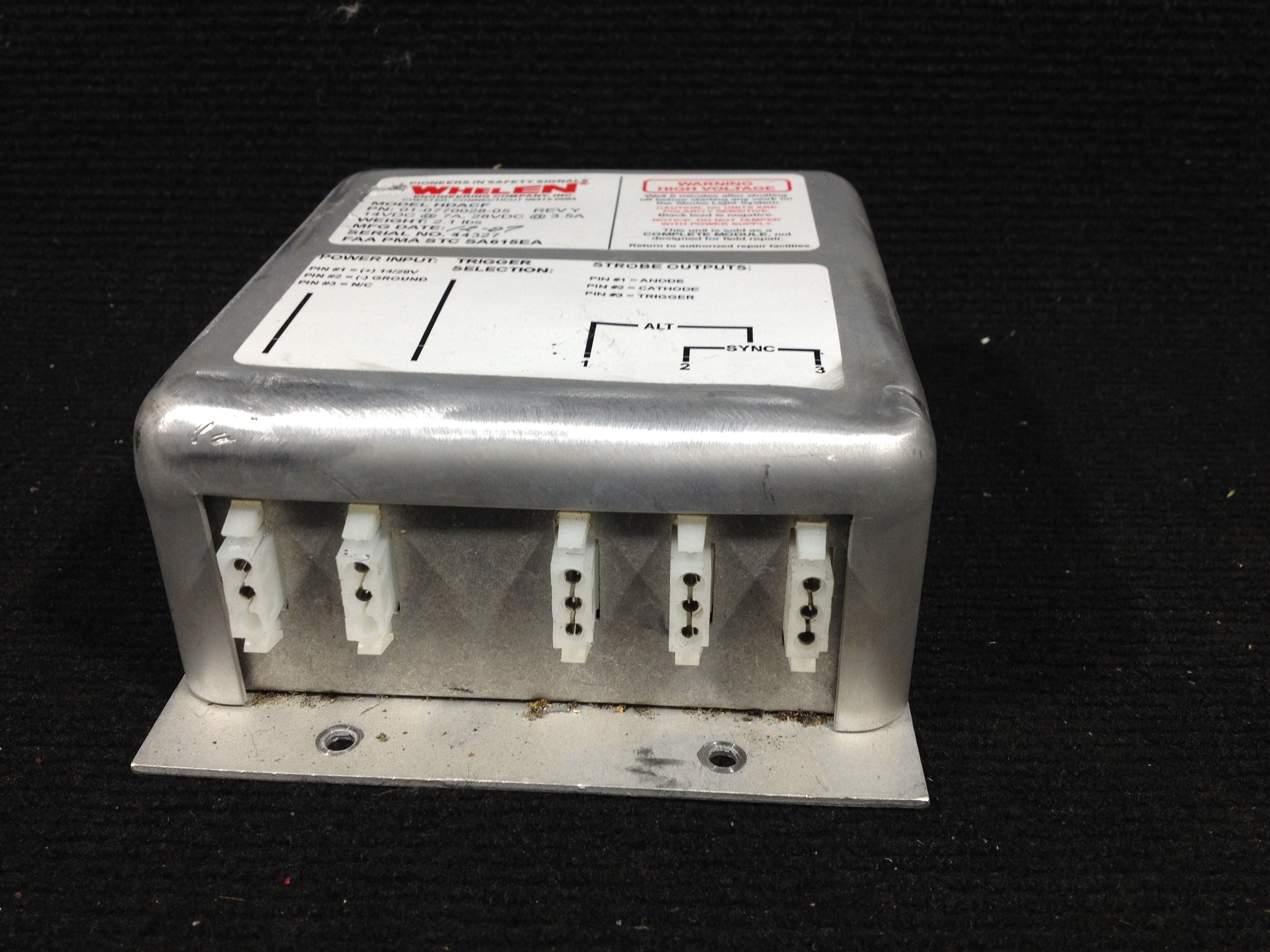 Strobe Light Power Supply - Whelen - C-GHZN (#01-0770028-05) – Global ...