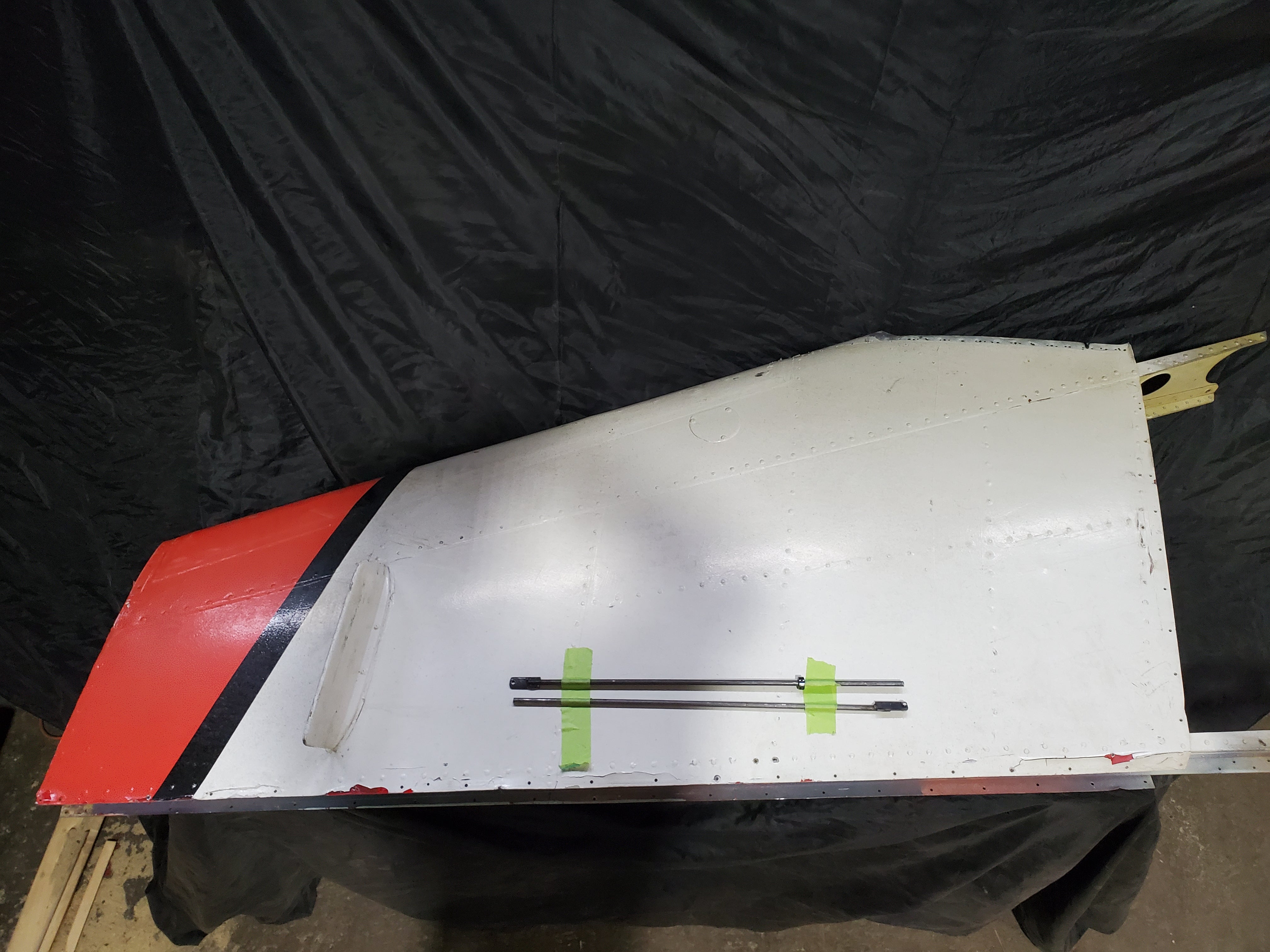 Vertical Stabilizer - 5Y-BUC – Global Aircraft Industries
