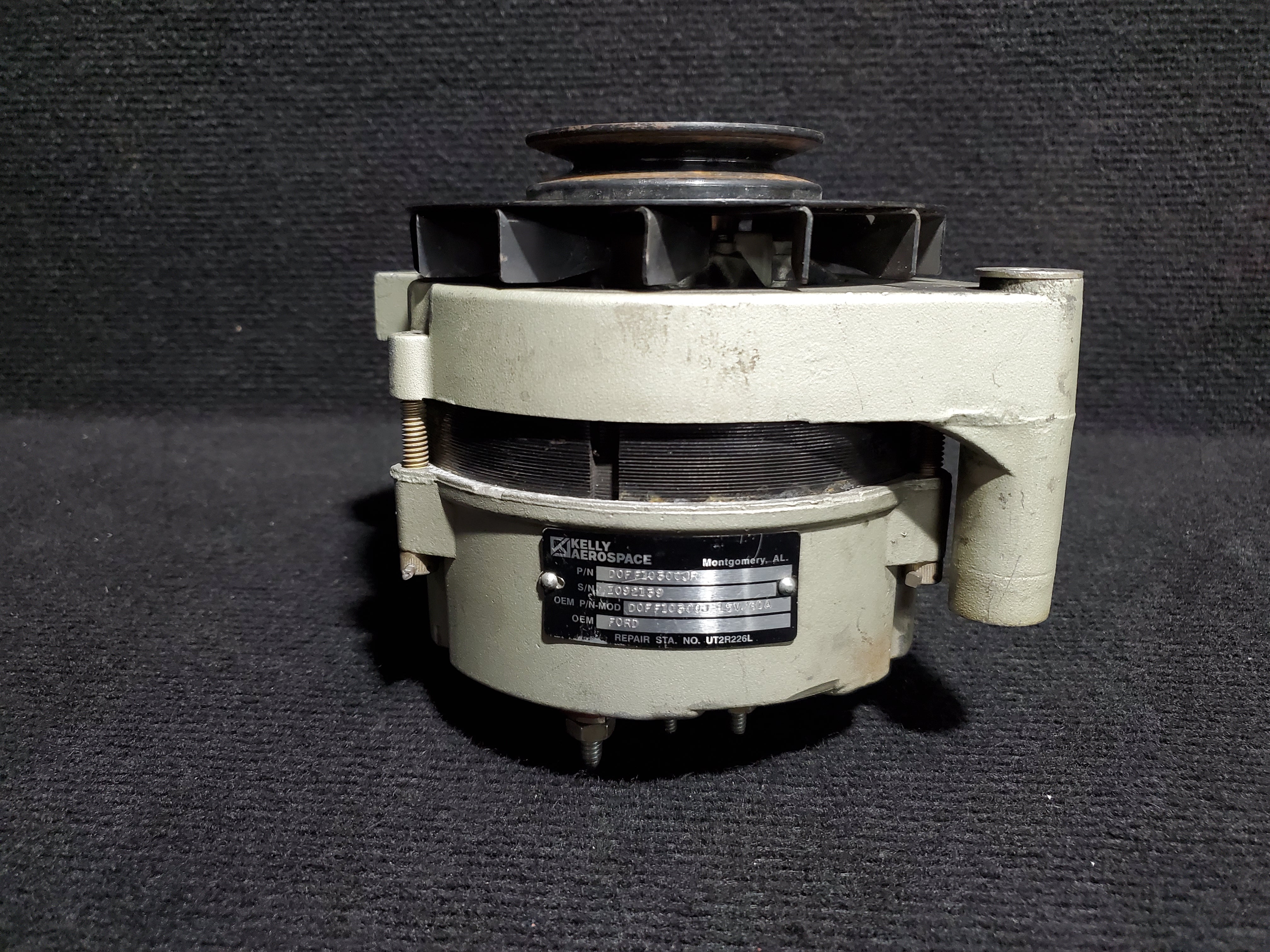 Alternator - Kelly Aerospace - C-GROC – Global Aircraft Industries