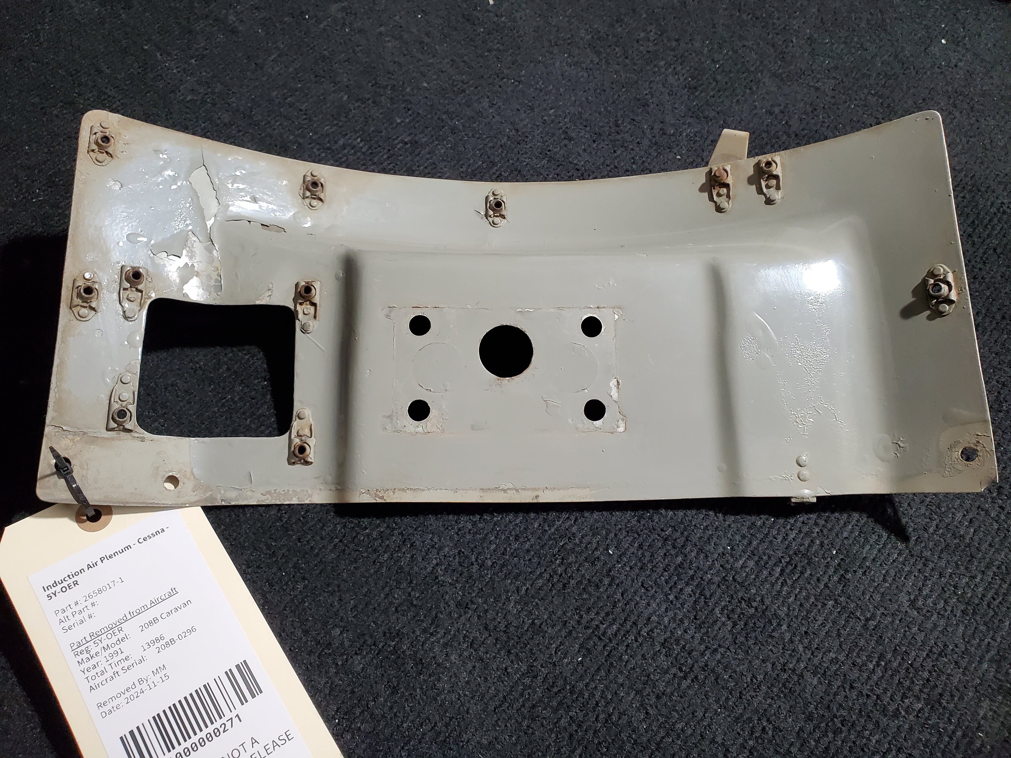 Seal Assy - Induction Air Plenum Panel - Cessna - 5Y-OER – Global ...