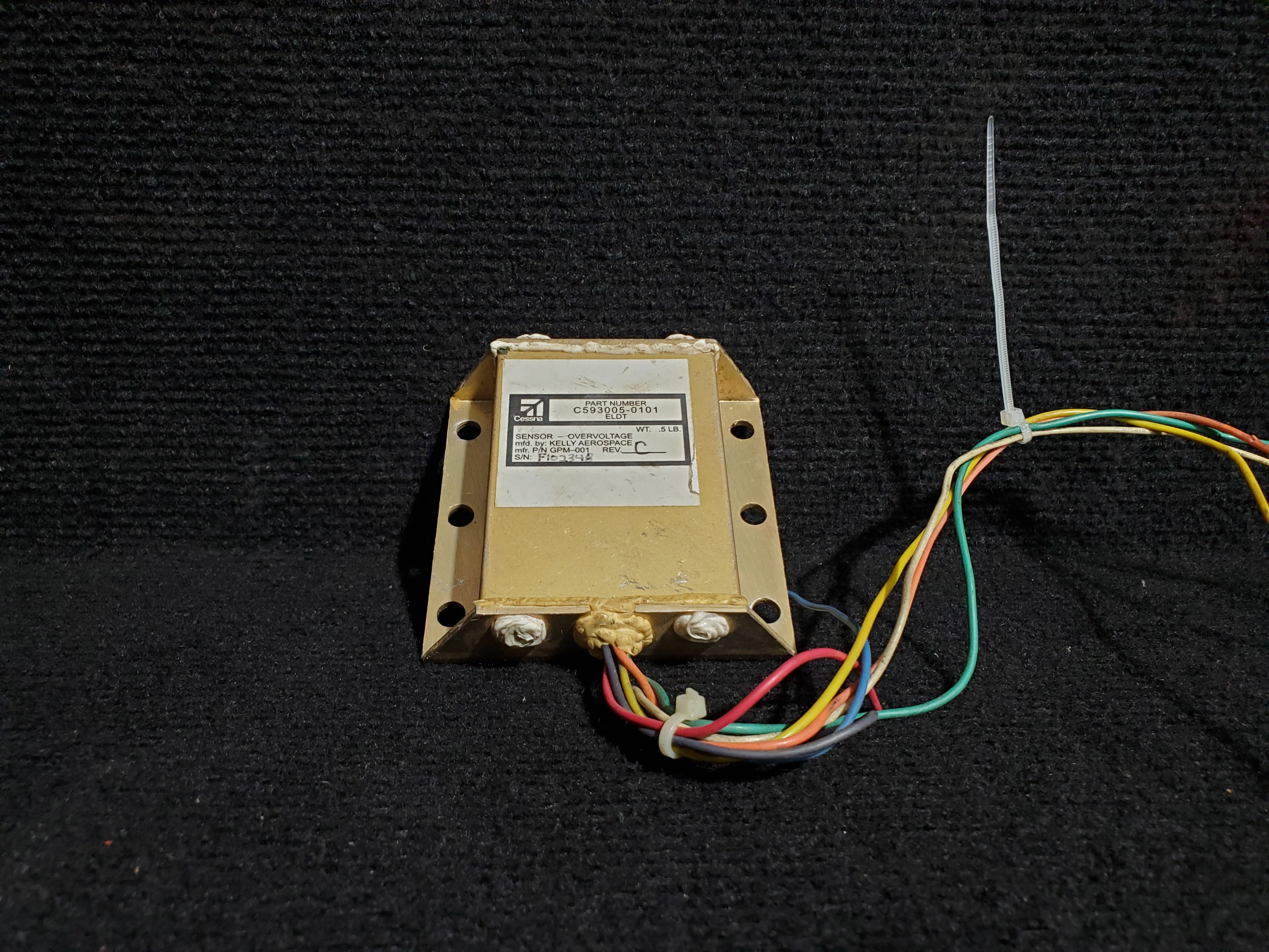 Overvoltage Sensor - Ground Power Monitor - 5H-TAZ – Global Aircraft ...